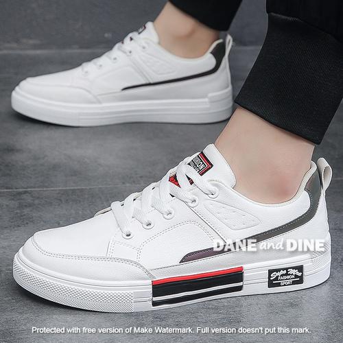 Promo Sepatu Sneakers Pria Dane And Dine 990 WHITE - 39 - Kota ...