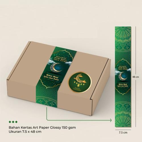 Jual Paper Belt / Paper Sleeve / Label Segel Box / Pengikat Bento - 30 ...