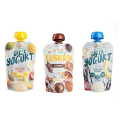 Jual Yummy Bites puree 100g pure buah bubur mpasi Organic milna pure ...