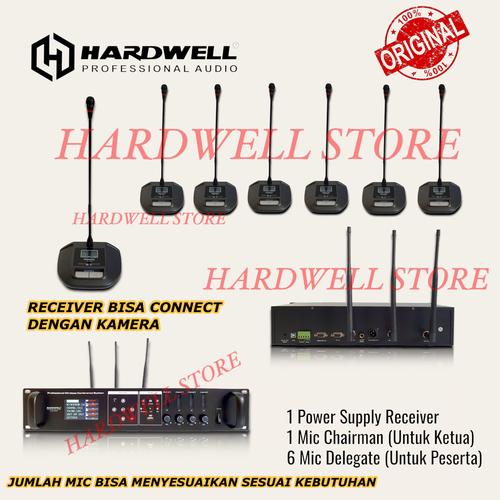 Jual Paket Mic Wireless Conference Hardwell CCS 1000 Original (7 MIC ...