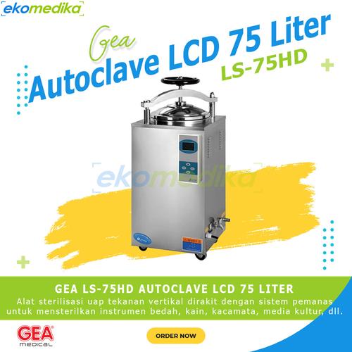 Jual Autoclave Digital 75 Liter GEA LS-75HD LCD Pressure Steam ...