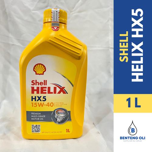 Jual Shell HELIX HX5 15W-40 1 Liter - Kab. Tangerang - Benteng Oli ...