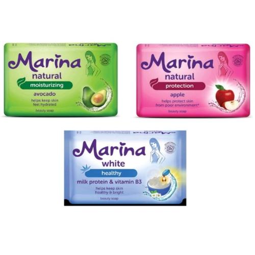 Jual Marina Bar Soap 60gr - Sabun Batang Marina - Milk Protein ...