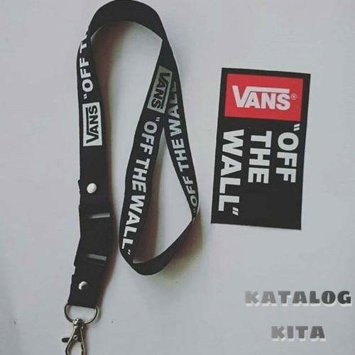 Jual Lanyard VANS OTW tali DISTRO gantungan kunci POD VAPE idcard ...