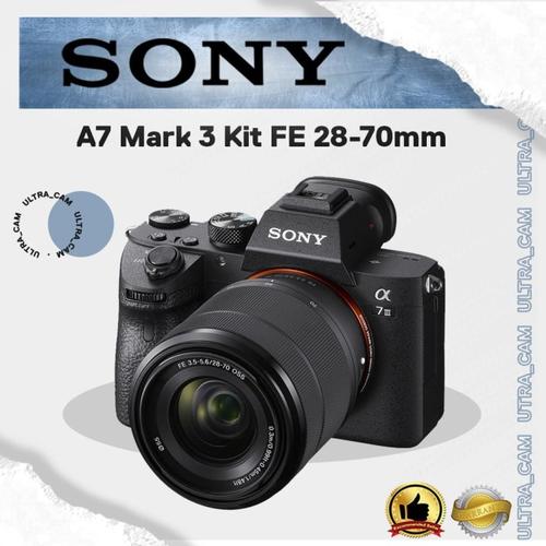 Jual SONY ALPHA A7 Mark III / A7 Mark 3 Kit FE 28-70mm (RESMI ...