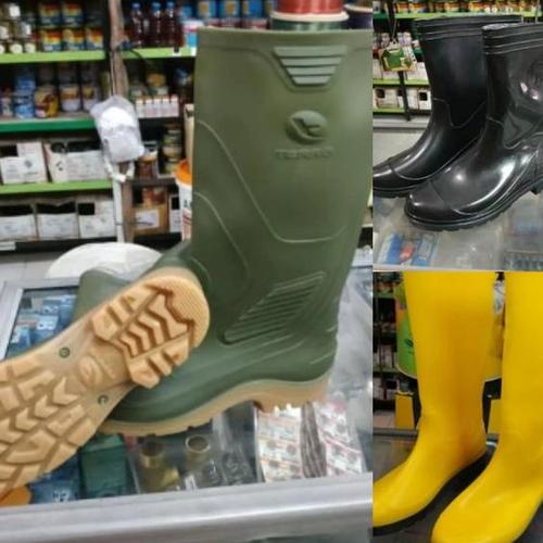 Jual Sepatu Boot Boots Av Terra Eco Warna Hijau HItam Kuning Work ...