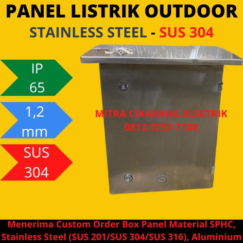 Jual Box Panel Stainless Outdoor 30x20x15Cm SUS304 1.2mm DOFF GT - Kota ...