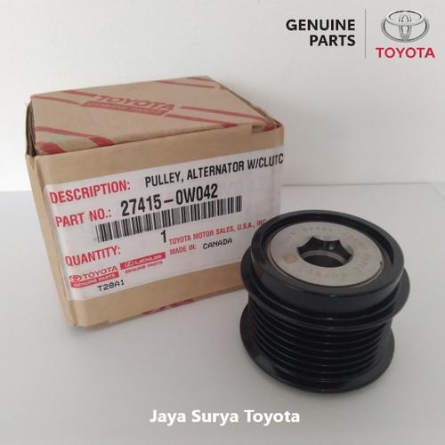 Jual Pulley Alternator Alphard Vellfire ANH20 Estima Previa 2.4 27415 ...