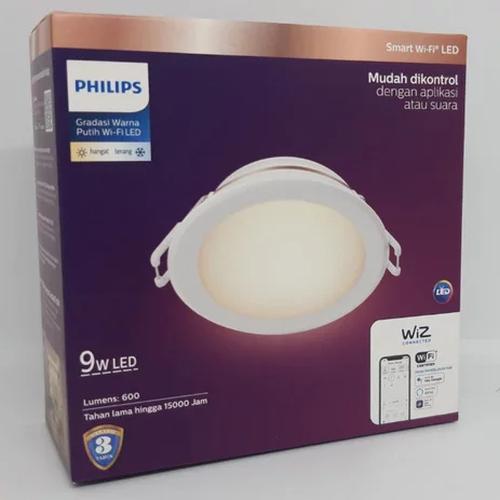 Jual LAMPU PHILIPS DOWNLIGHT LED 9W 9 WATT SMART WIFI TUNEABLE WHITE ...