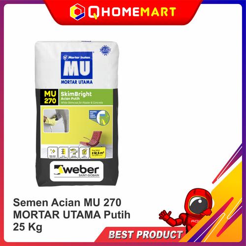 Jual Semen Acian MU 270 MORTAR UTAMA Putih 25 Kg - Kab. Bantul ...