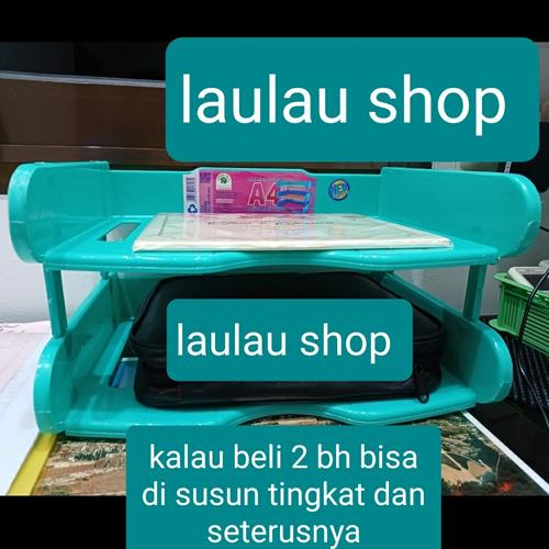 Jual 45x35x25 Tempat Kertas A4 Green Leaf 1326 Kotak Surat Binder ...