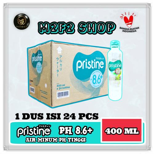 Jual Air MIneral Pristine pH8.6+ Botol Pet - 400 ml (Harga Karton) - Jakarta Pusat - M2F2 Shop ...