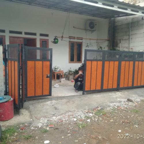 Jual pagarlipat besi grc kombinasi plat bolong lubang - Kota Depok ...