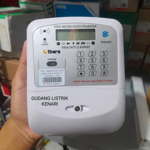 Jual KWH Meter Thera Statis Prabayar TEM094D ORIGINAL - Jakarta Pusat ...