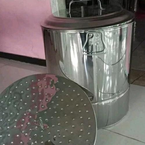 Jual panci dandang nasi stainless besar ukuran 40cm kapasitas 10lt ...