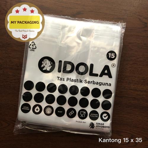 Promo Kantong plastik BENING ukuran 15 - 250Gr/pack isi 50pcs - - Merek ...
