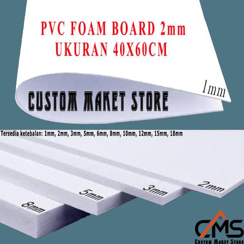 Jual PVC BOARD / PVC FOAM BOARD 2MM 40X60CM - Kab. Tangerang - Custom ...