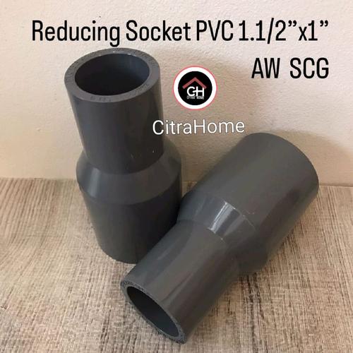 Promo Reducing Socket / Verlop Sok PVC 1.1/2"x1" AW SCG - Kota Bandung ...