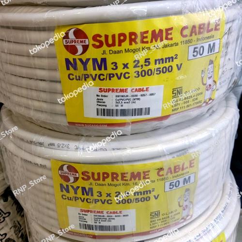 Jual kabel NYM 3x2.5 mm supreme per meter - Jakarta Pusat - RJE ...