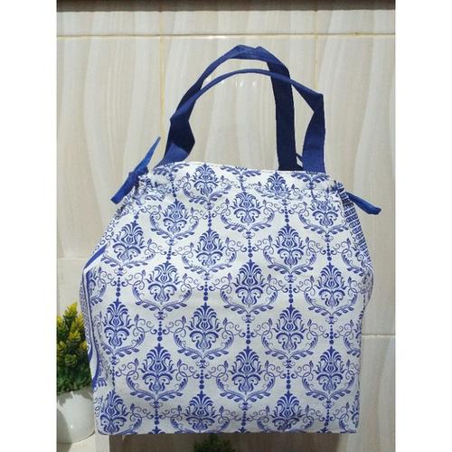 Jual tas hajatan 22x22 Tas Berkat motif Tas spunbond mewah - Maroon ...