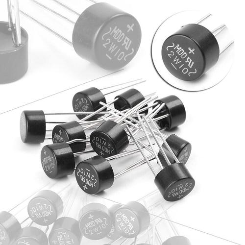 Jual 2W10 2A 4Pin 1000V Dioda Diode Jembatan Bridge Rectifier Rangkaian ...