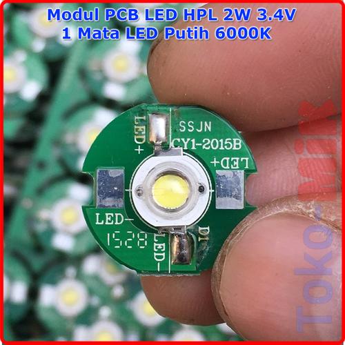 Jual Modul LED HPL Putih 2W 1 Mata LED HPL 6000K PCB Hijau - Jakarta ...