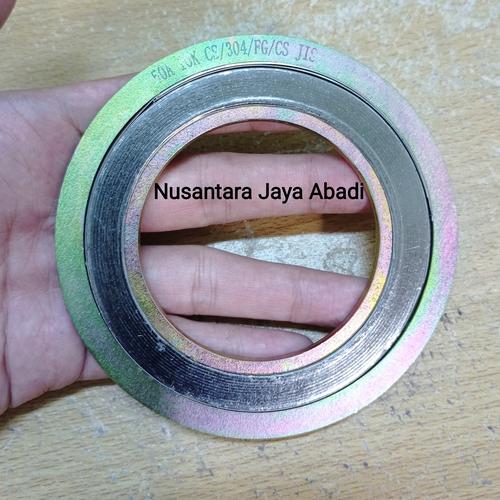 Jual Spiral Wound Gasket SWG JIS 10K Carbon Steel Besi 2 " inchi DN 50 ...