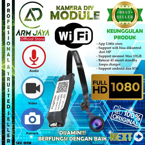 Jual IP Camera DIY Module WiFi HD 1080P Remote Network Kamera Ultra ...