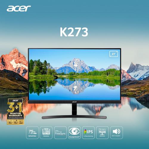 Jual Monitor Acer K273 27 Inch [IPS 75Hz 1ms, ZeroFrame, Freesync ...