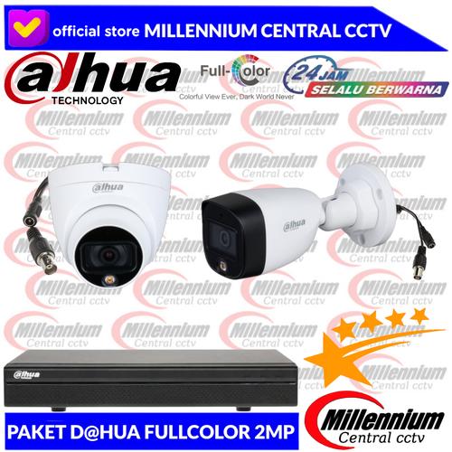 Promo Dahua Paket CCTV Camera Dahua Cooper Full Color 2 Channel 2MP ...