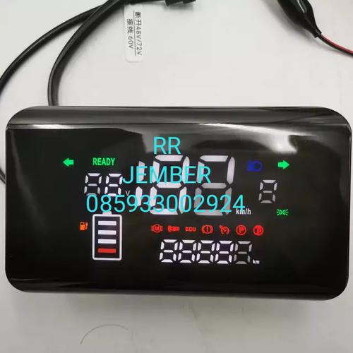 Jual speedometer sepeda motor listrik 48v 60v - 60v, lithium ion - Kab ...