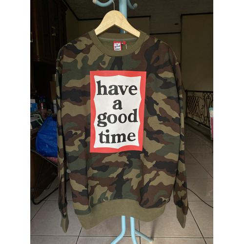 Jual Have a Good Time (HAGT) Crewneck Camo BARU & ORIGINAL 1000% - L ...