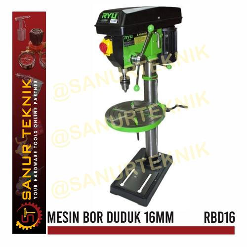 Jual RYU RBD16 RBD 16 RBD-16 BENCH DRILL / MESIN BOR DUDUK 16mm 550W ...