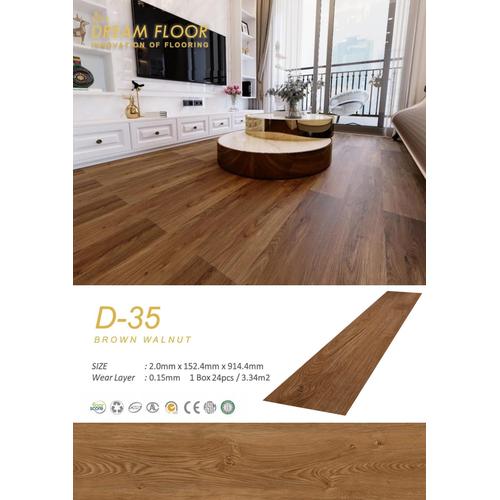 Jual Vinyl Lantai Murah Motif Kayu Dream Floor Tebal 2mm - Harga Per Box - Kode D035 - Kota ...