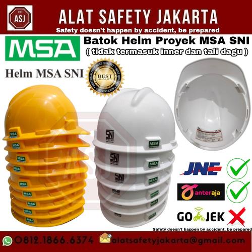 Jual Helm Proyek SNI / Batok Helm Proyek MSA SNI - Putih - Jakarta Barat - Alat Safety Jakarta ...