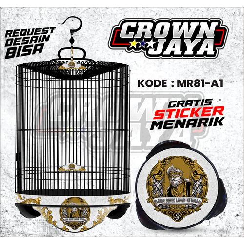Jual Stiker Sangkar Murai EBOD JAYA - Decal Tebok Murai Motif Wayang - MR81 - Kota Surakarta ...