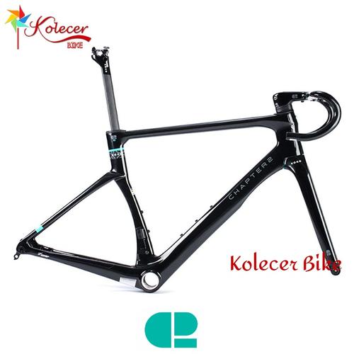 Jual Chapter2 Koko Disc Frameset Frame Sepeda Road Aero Glossy Black ...