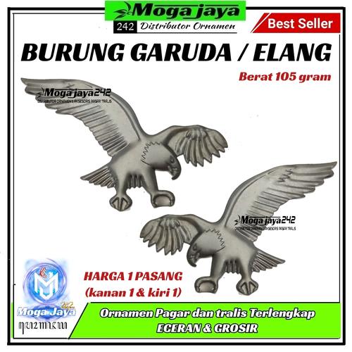 Jual burung garuda elang besi plat ornamen tralis hiasan pintu pagar ...