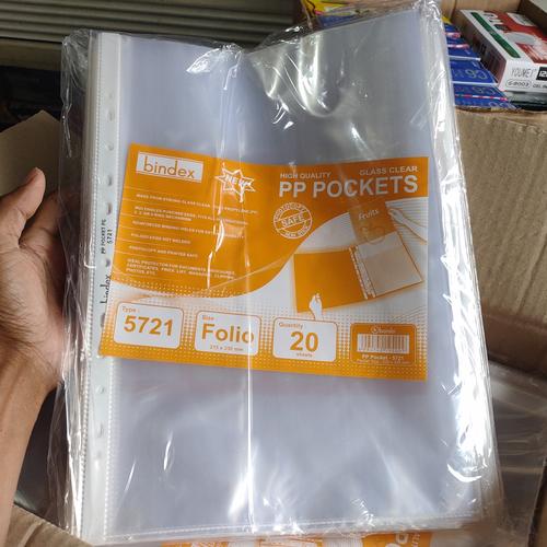 Jual plastik pp pocket folio bindex harga 20 seat/pcs - Jakarta Pusat ...