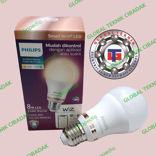 Jual Lampu Philips Smart Wifi Led 8 Wat With Bluetooth-Tunable White ...
