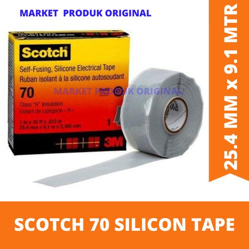 Jual 3m scotch 70 self fusing silicon electrical tape / isolasi seal ...