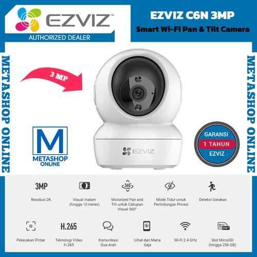 Jual EZVIZ C6N 3MP Smart WIFI Pan & Tilt Camera IP Cam CCTV Wireless ...