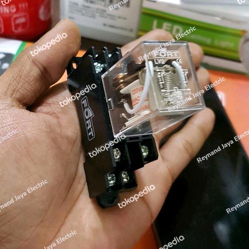 Jual relay LY2 + socket 12/24/220V fort per set - 12VDC - Jakarta Pusat ...