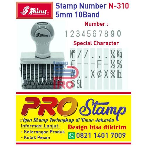Jual Stempel Angka & Huruf Shiny 5mm 10digit Huruf A-M - Kab. Bekasi - PRO STAMP | Tokopedia