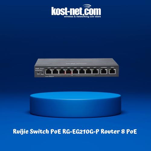 Jual Ruijie RG-EG210G-P Router Gateway Reyee Gigabit Cloud Managed PoE ...