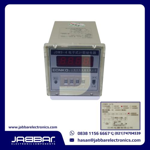 Jual JDM9-4 DC24V 1-9999S COUNTER - COUNTING RELAY - Kota Tangerang ...