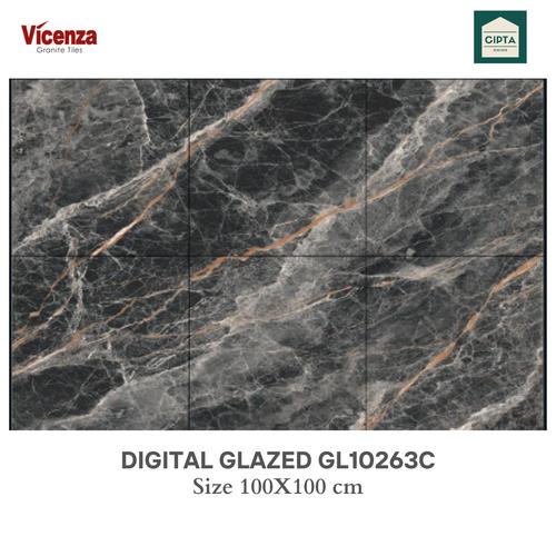 Jual Granite Tile Vicenza Lantai/ Dinding 100x100cm Dark Marmer ...