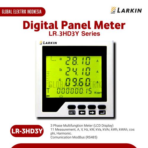 Jual Digital Multifunction Meter 3 Phase LR-3HD3Y modbus RS485 LARKIN ...