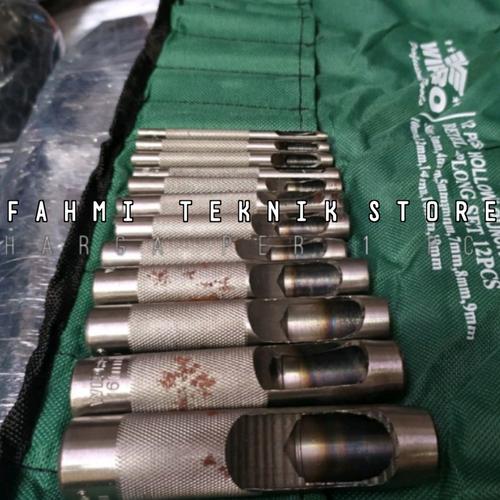 Jual Plong Set WIPRO Hollow Punch Set 12 Pcs Alat Pembolong Gasket ...