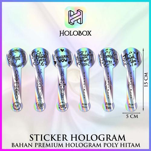 Promo Sticker|Sticker Murah | Sticker Silver|Sticker Thank You|(5x15 ...